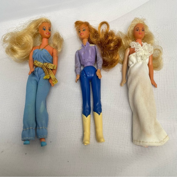 Toys | Vintage Glamour Gals Mini Barbie Doll Clone 4 Figures Kennercpg ...